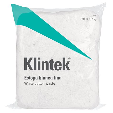 Bolsa De 1 Kg De Estopa Color Blanca Klintek Truper Grupo Ferre Max
