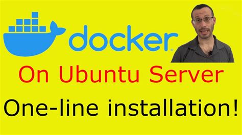 How To Install Docker On Ubuntu In One Command YouTube