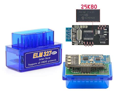 ELM Bluetooth V PCB PIC F K OBD считыватель кодов ELM OBDII диагностический