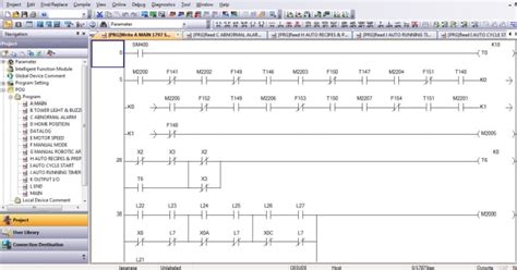 Mitsubishi Plc Ladder Diagram Touch Screen Design By Louistan Fiverr