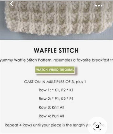 How To Knit The Waffle Stitch Artofit