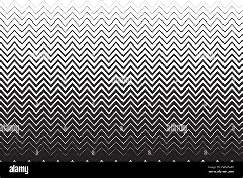 Horizontal Parallel Zigzag Lines Of Different Thicknesses Black And