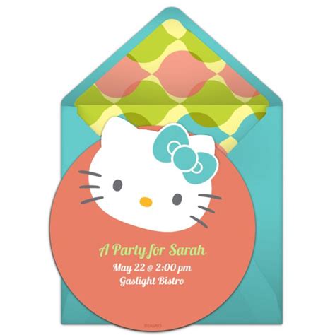 Hello Kitty Party Invitations