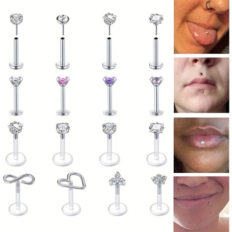 Lip Piercing Ring Types