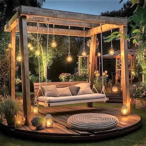 Pergola Swing Ideas