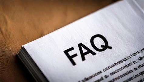 Closeup Of A Faq Section Or Document Premium Ai Generated Image