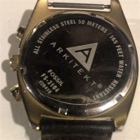 Fossil Arkitekt Speedway Fs 3104 Mens Chronograph Wristwatch Rare Watchcharts Marketplace