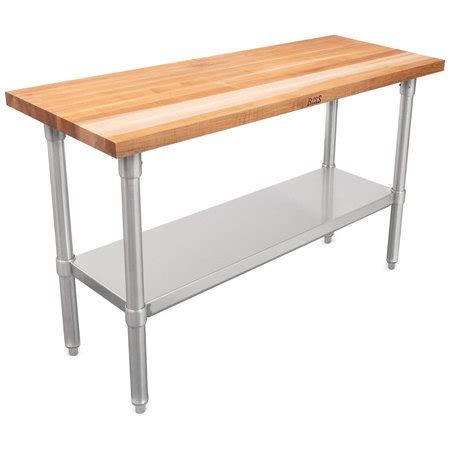 John Boos Jns1848 48 X 18 Wood Top Work Table