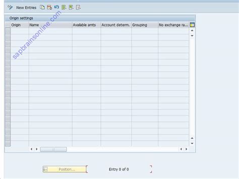 Fibl1 Sap Tcode For Control Origin Indicator