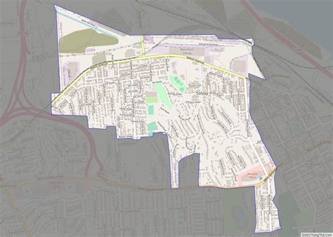 Map Of Solvay Village Thong Thai Real