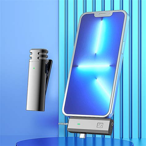 24g Cordless Double Mics 3 In 1 Receiver With Noise Reduction Professional Video Recording For