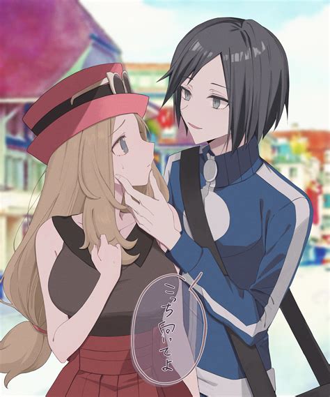 Serena And Calem Pokemon And More Drawn By Nasakixoc Danbooru