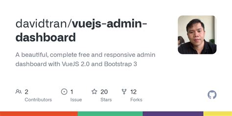 GitHub Davidtran Vuejs Admin Dashboard A Beautiful Complete Free And Responsive Admin