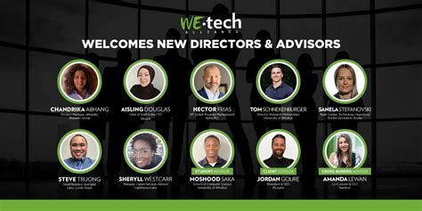 Wetech Alliance Welcomes New Directors And Advisors
