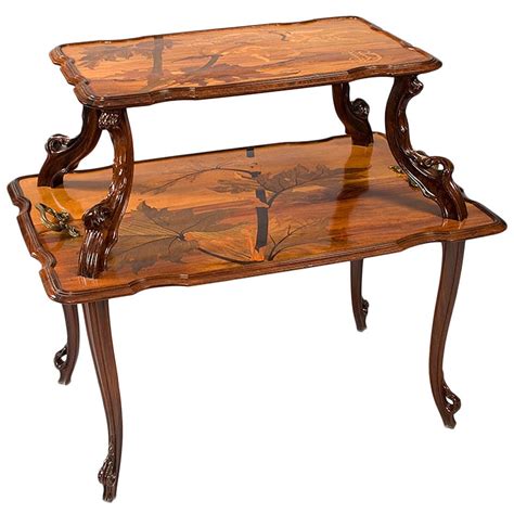 Emile Gallé French Art Nouveau Table At 1stdibs