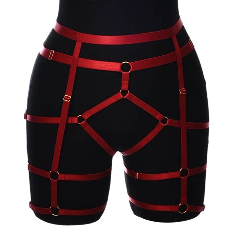 Sex Thigh High Garter Belt Sexiest Strappy Harness Lingerie Le Jour Jour