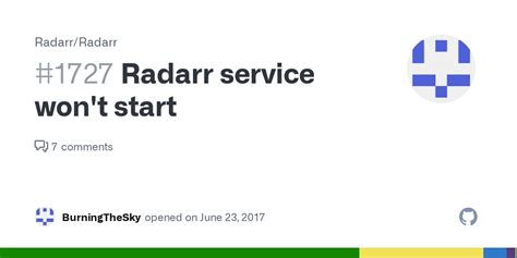 Radarr Service Won T Start Issue Radarr Radarr Github