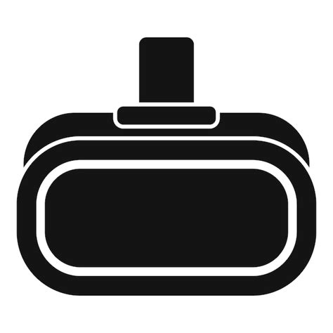 Premium Vector Modern Vr Glasses Icon Simple Style