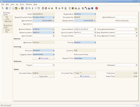 Multi Column Layout Adempiere