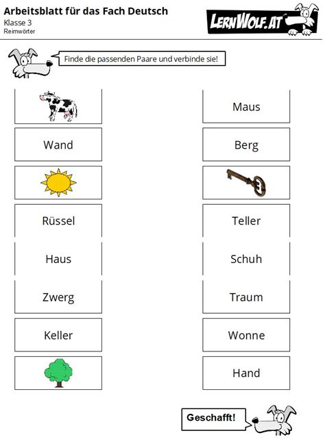 Übungen Deutsch Klasse 3 And 4 Kostenlos Zum Download Lernwolfat