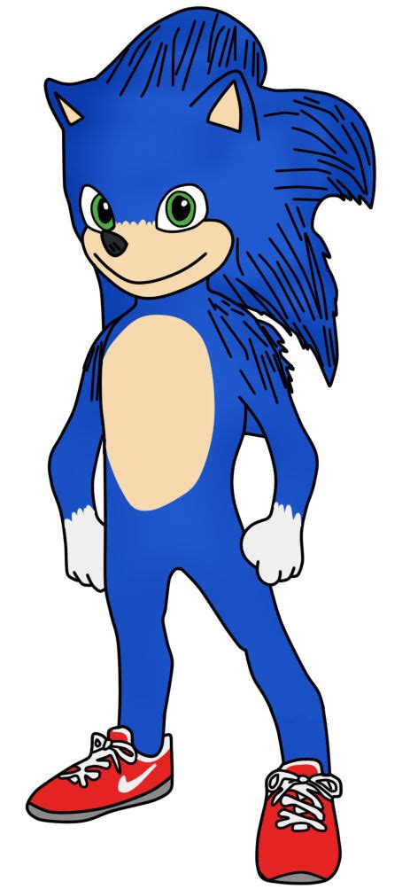 Sonic Feo By Gonzalodeurquiza On Deviantart