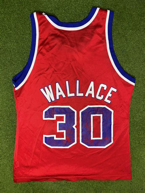 1995 Washington Bullets Rasheed Wallace 30 Vintage Nba Jersey 40 Gametime Vintage