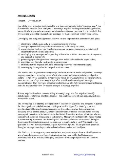 Draft Message Map Template Download Message Template For Free Pdf Or Word