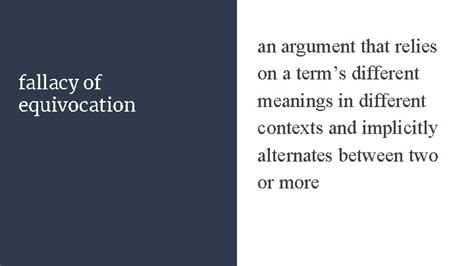 Unit 3 Vocab Fallacies Fallacies False Logic Arguments