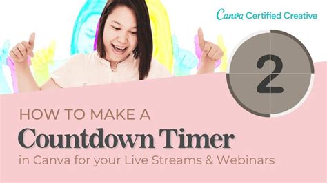 How To Make A Countdown Timer In Canva Countdown Timer Timer Countdown