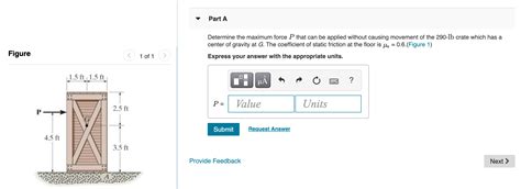 Solved Part A Determine The Maximum Force P That Can Be