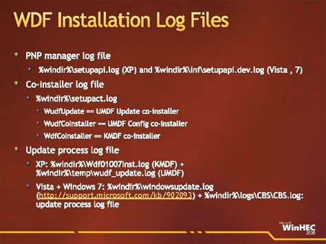 Packaging Logo And Deployment Of Windows Driver Frameworks