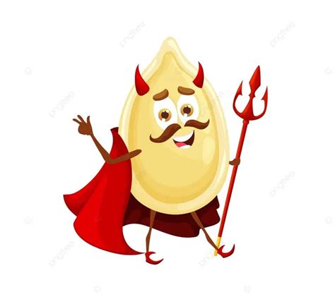 만화 할로윈 악마 호박 씨앗 캐릭터 격리됨에 벡터 코믹 웃기다 재밌다 건강한 어느 한 쪽 작은 Png 일러스트 및 벡터 에 대한 무료 다운로드 Pngtree