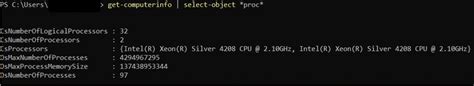 How To Get Hyper V Cpu Information In Windows Powershell For Fluk3 Sake