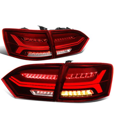11 14 Volkswagen Jetta Sedan Led Sequential Turn Signal Tail Lights