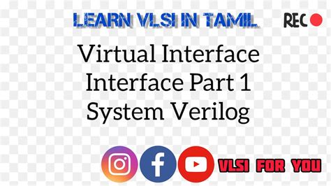 Virtual Interface Interface Part 1 System Verilog Sv30 Vlsi In