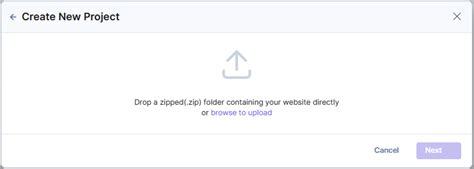 Create A Project Using File Upload Contentstack