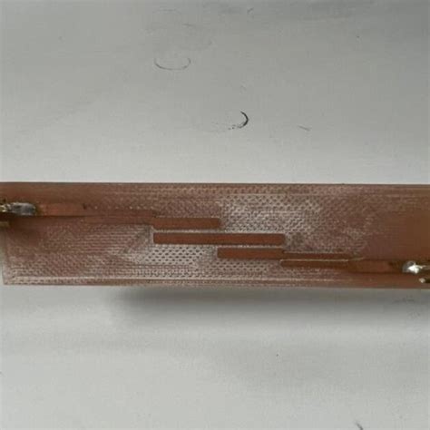 Fabricated Bpf Design With Two Sma Ports Download Scientific Diagram