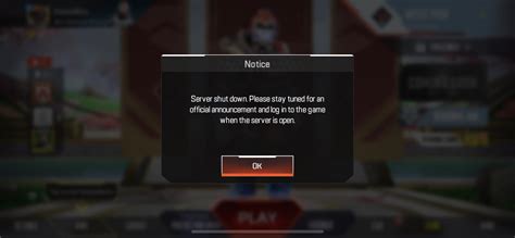 Server Shut Down 😢 Rplayapexlegendsmobile