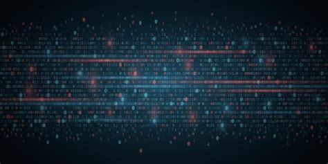 Premium Vector Technology Background Of Binary Code Software Code