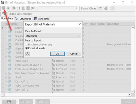 Solved Link Bom Data To Excel Spreadheet Autodesk Community