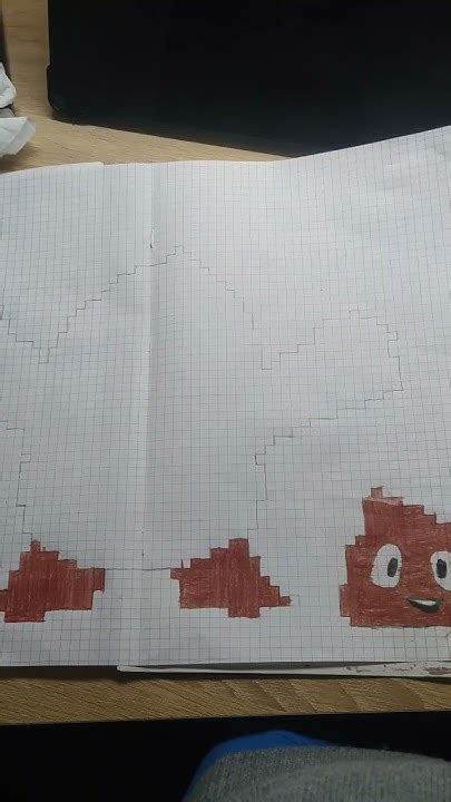 как нарисовать какашку спайка по клеточкам Youtube