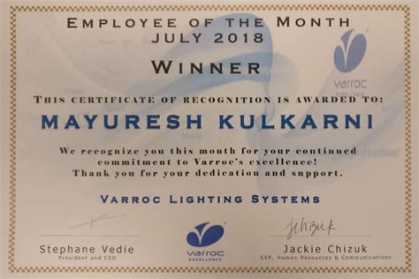 Mayuresh Kulkarni On Linkedin I Am Grateful To Be A Part Of Varroc