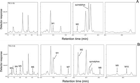 Total Ion Chromatograms Tic Of Quinalphos And Its Tms Derivatized Download Scientific Diagram