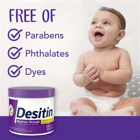 Desitin Maximum Strength Diaper Rash Cream With Zinc Oxide Pack Oz Ralphs