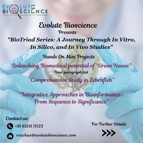 Enhance Your Biotechnology Skills With Our Workshop Whether You Prefer