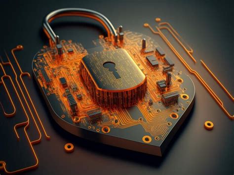 Premium Photo Padlock On Circuit Board Cyber Security Concept