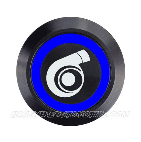 Black Series Billet Button 22mm Turbo Bluewire Automotive