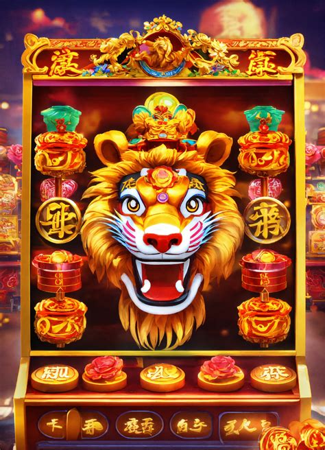 Lexica 3d Lion Dance Slot Machine Luck Icon