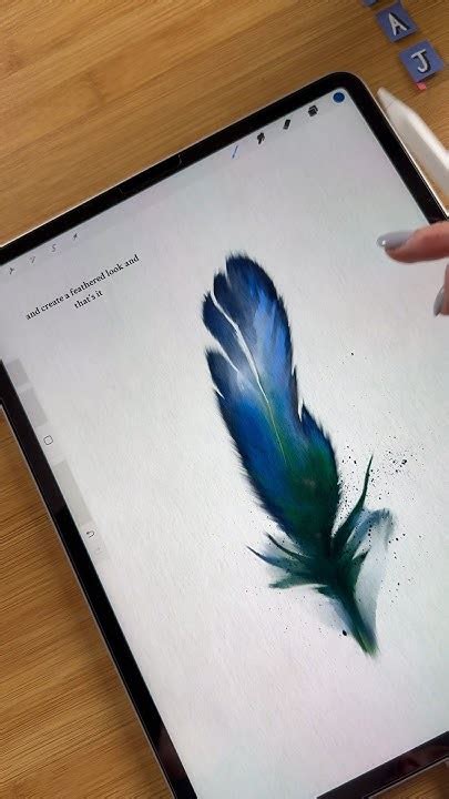 Procreate Feather Tutorial Procreatetutorials Procreatebrushes Youtube