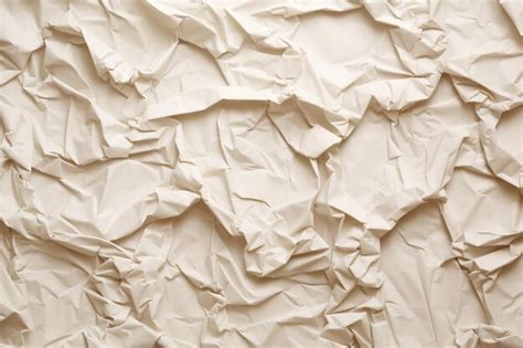 Scrunched Up Paper Background Premium Ai Generated Image